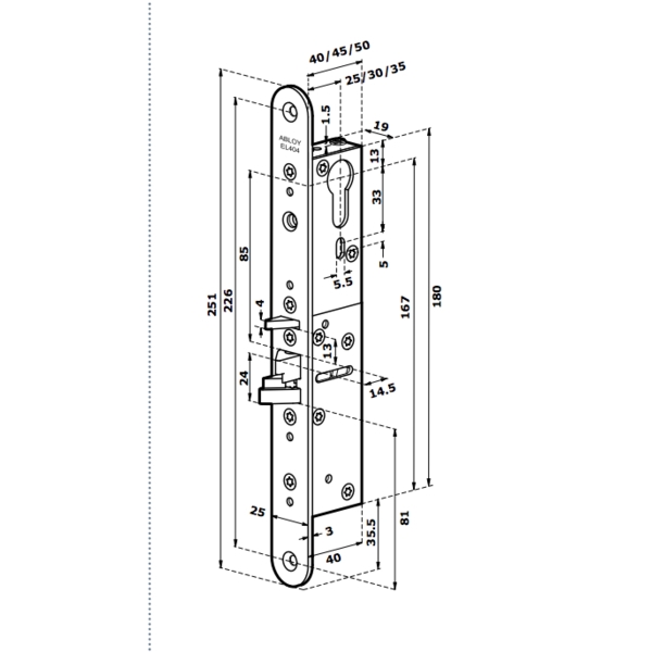 美德亞有限公司 - ASSA ABLOY EL404 電鎖/陽極鎖 Electric Lock產品,型號:EL-404