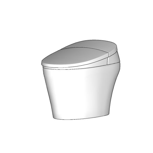 BIM元件介紹 : CAESAR凱撒-智慧馬桶CA1383 | 亞洲專業出版社